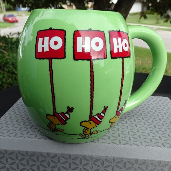 Peanuts | Dining | Large Peanuts Snoopy Gang Christmas Coffee Tea Mug ...